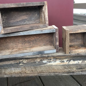 4 Multi-sized Wood Boxes Farmhouse and Rustic Country Home - Etsy Canada