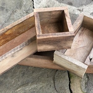 4 Multi-sized Wood Boxes Farmhouse and Rustic Country Home - Etsy Canada