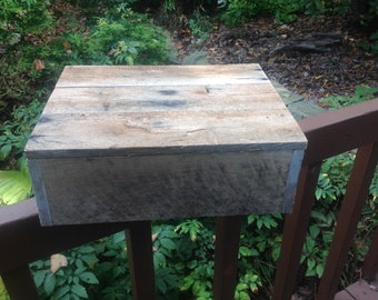 Rustic Wood Box | Etsy