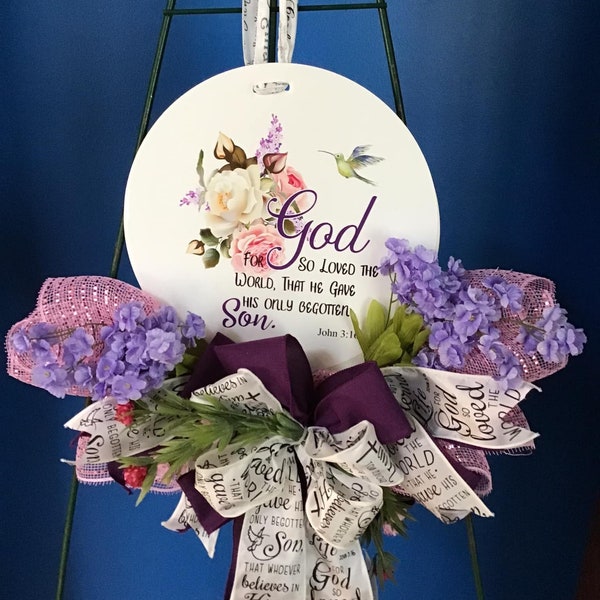 Christian Wreath - Etsy