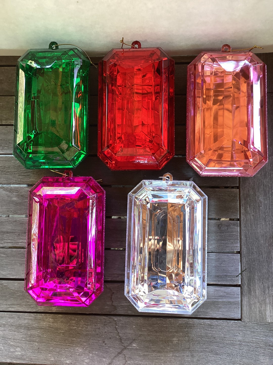 Farrisilk Jewels, Cut Jewels, 8 Inch, Retangle Jewel, 8 Inch Acrylic ...