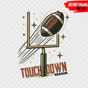Touchdown Season PNG, Football Game Design, Sports Enthusiast Art ...