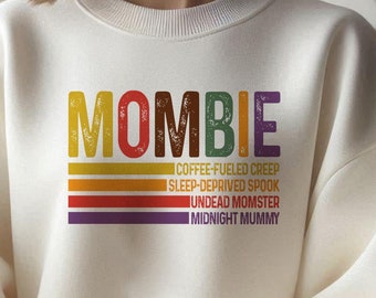 Sublimation Design Mombie Zombie Mom Halloween PNG Digital Download - Etsy