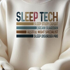 Sleep Tech PNG, Sleep Technologist Design, Sleep Study Gift ...