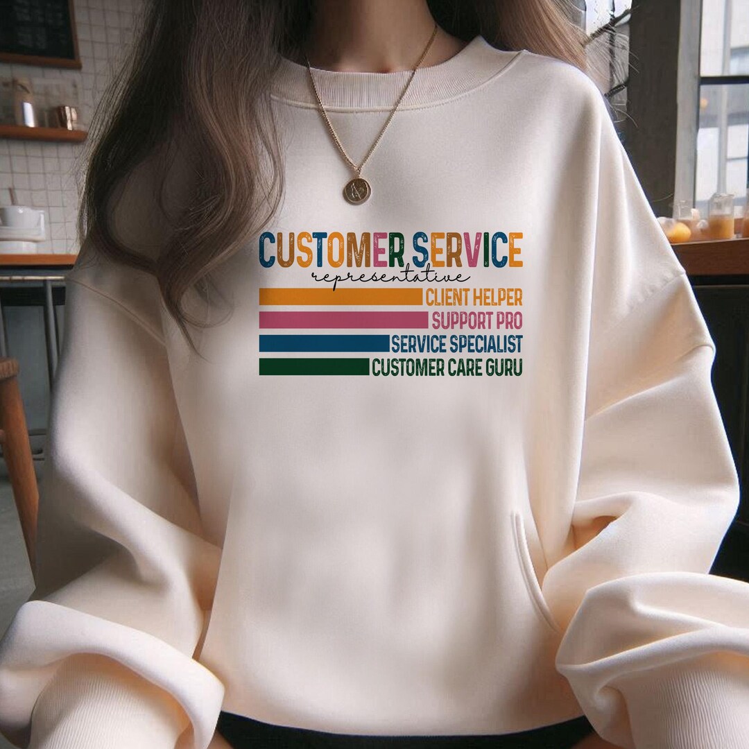 Customer Service Representative PNG Design for Sublimation, Client Care ...