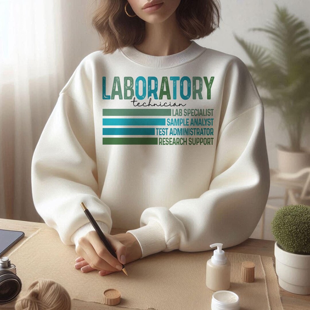 Laboratory Technician PNG Design for Sublimation, Lab Tech Life Digital ...