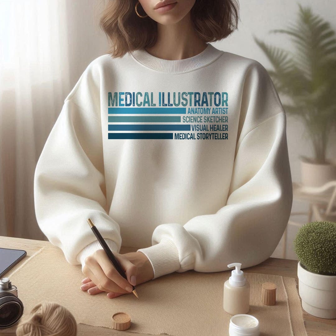 Medical Illustrator Png, Healthcare Artist Sublimation, Digital Design ...