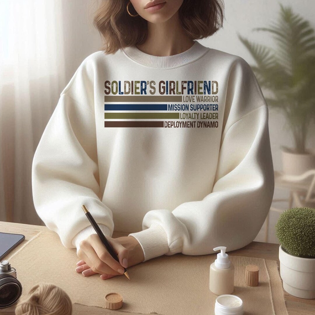Soldier's Girlfriend PNG, Custom Art for Military Girlfriends, Ideal ...