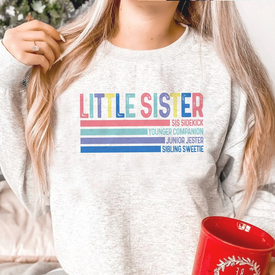 Little Sister PNG, Sweet Little Sister Design, Digital Download, T ...