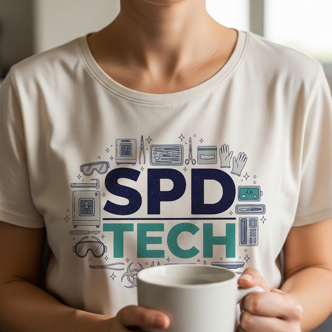 Retro SPD Tech PNG, Sterile Processing Technician Quote Design ...