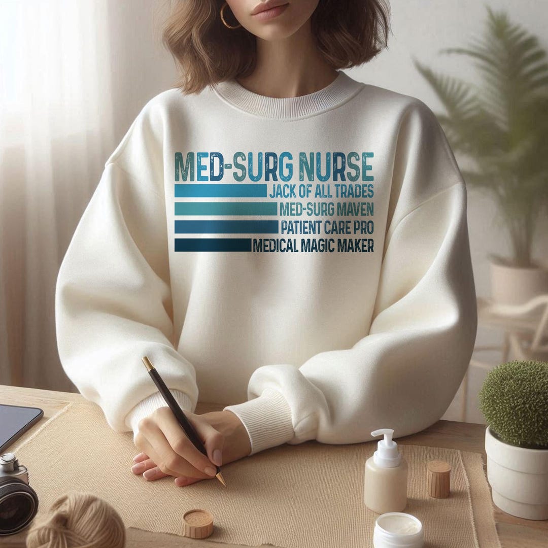 Med-surg Nurse PNG Digital Design, Medical-surgical Nurse Sublimation ...