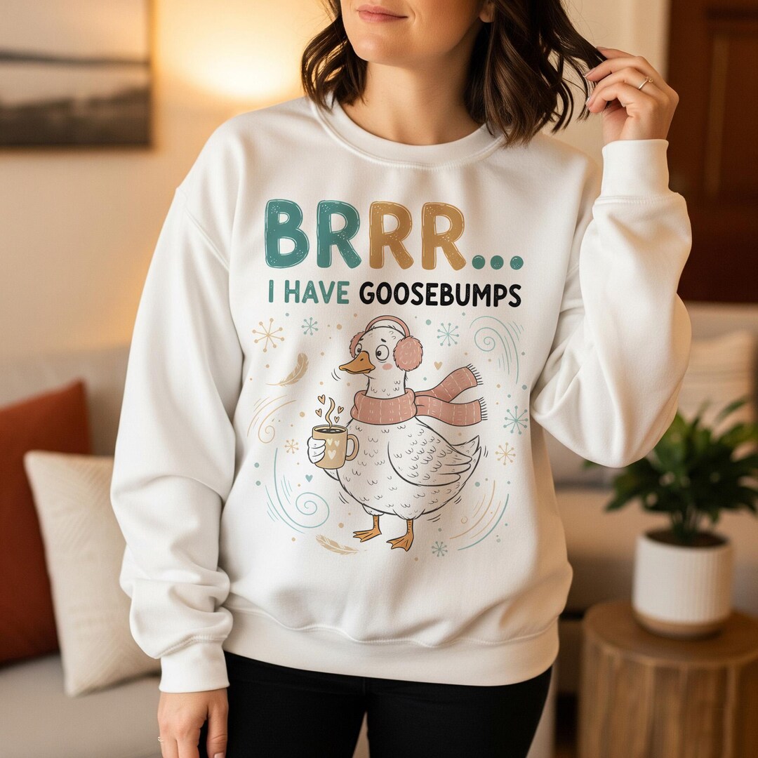 Brrr I Have Goosebumps PNG, Funny Cold Weather Quote Design, Winter ...