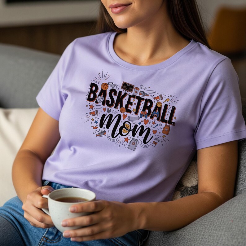 Retro Basketball Mom PNG, Sports Mom Design, Vintage Hoops Mom Life PNG ...