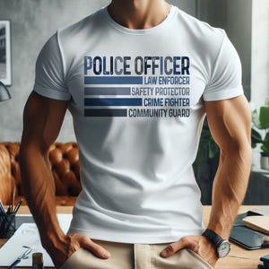 Police Officer PNG Design for Sublimation, Law Enforcement Digital ...