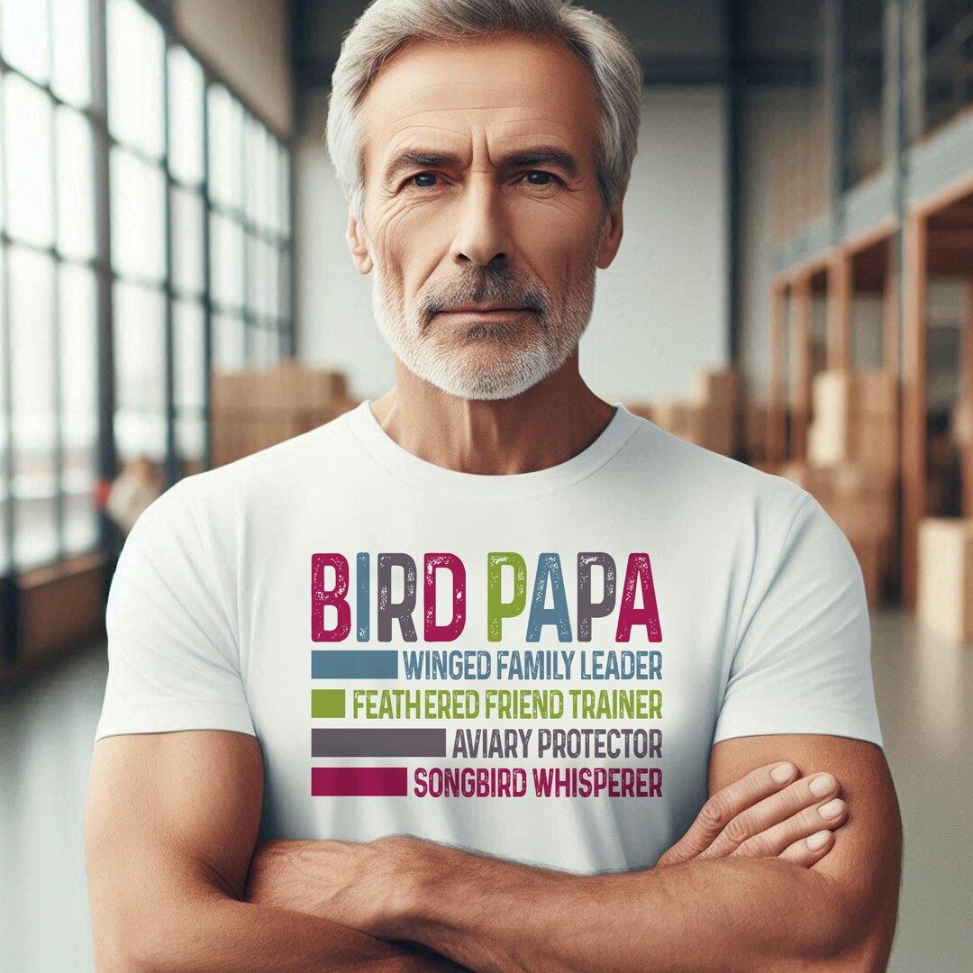 Bird Papa PNG, Bird Dad PNG, Pet Bird Lover PNG, Avian Enthusiast Png ...