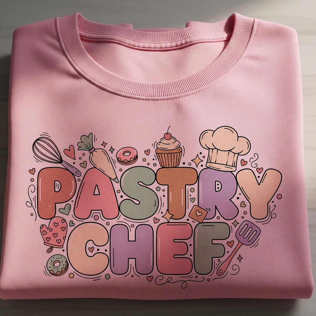 Retro Pastry Chef PNG, Baker Quote Design, Dessert Kitchen Sublimation ...