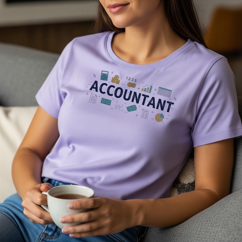 Retro Accountant PNG, Cute Preppy Accountant Gift, Accounting ...