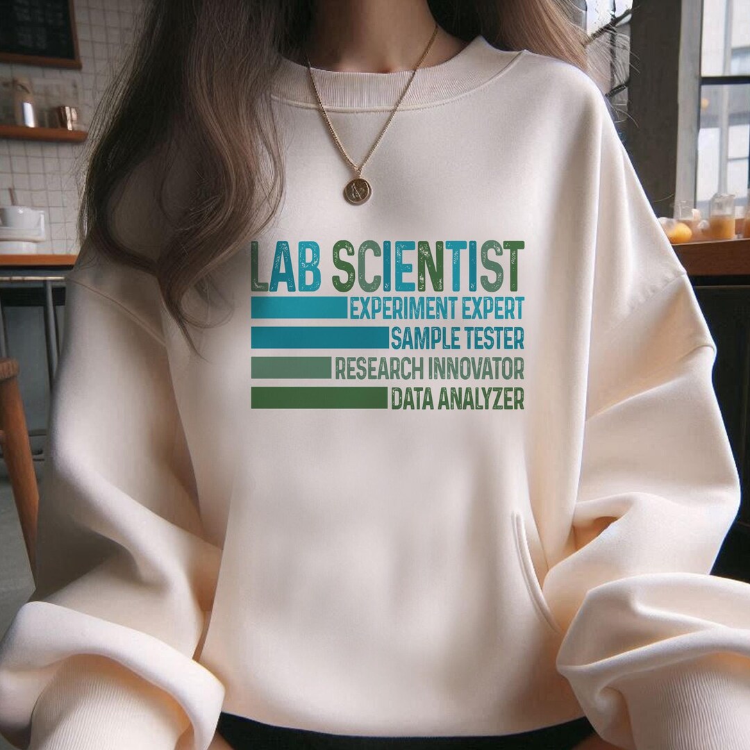 Lab Scientist PNG Design for Sublimation, Science Enthusiast Digital ...