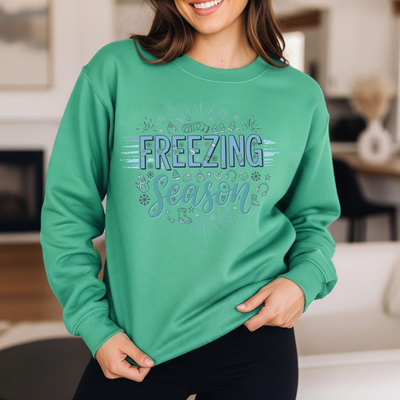 Retro Freezing Season PNG, Winter Cold Weather Design, Cozy Hot Cocoa ...