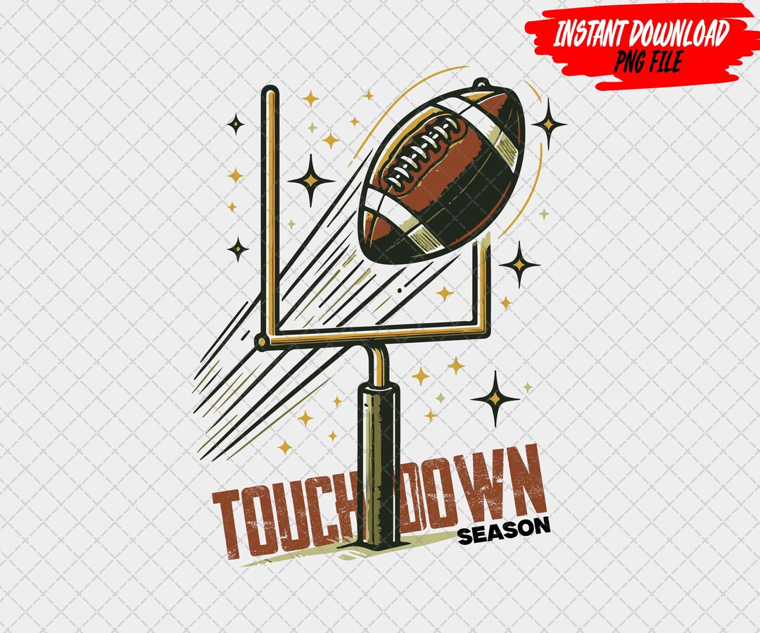 Touchdown Season PNG, Football Game Design, Sports Enthusiast Art ...