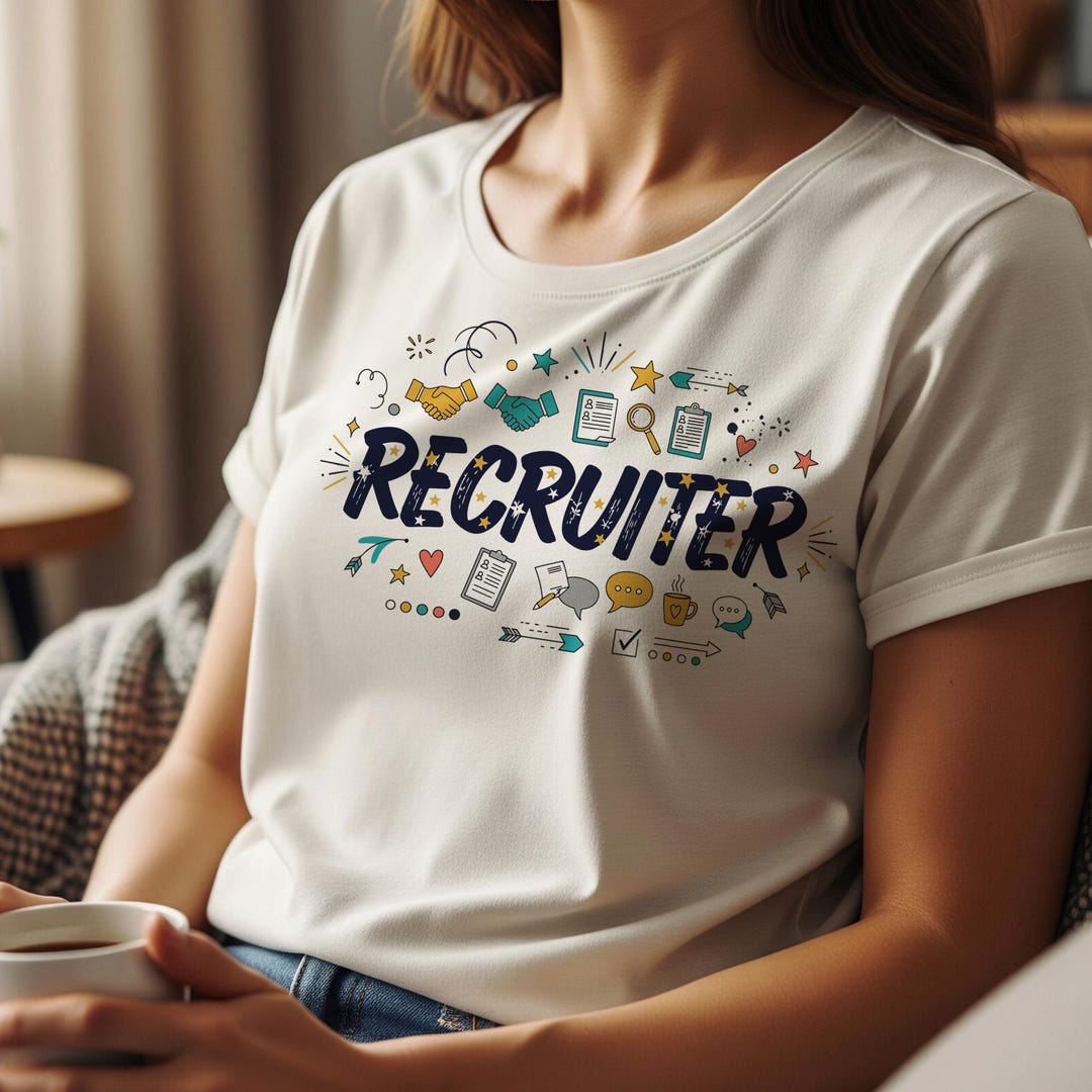 Recruiter Png, Retro HR Png, Hiring Manager Sublimation Design, Digital ...