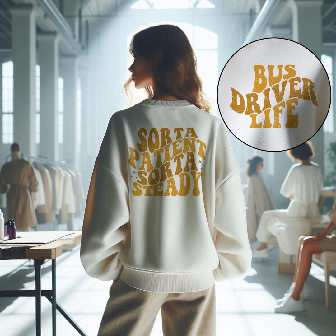 Bus Driver Life PNG, School Bus Driver Design, Sublimation Digital ...