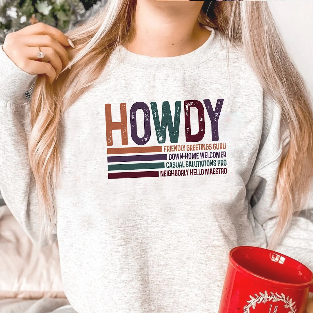 Howdy Png, Retro Howdy Png, Howdy Girl Png, Howdy Sublimation, Howdy T ...