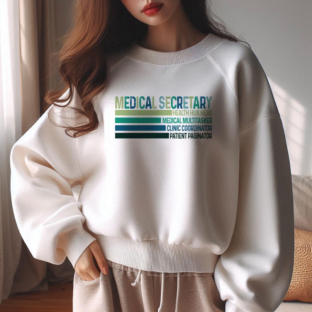 Medical Secretary PNG, Sublimation Design for Healthcare Admins, Custom ...
