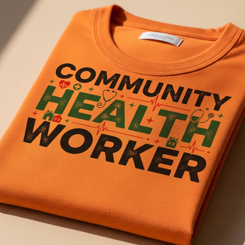Community Health Worker PNG, Public Health Professional Word Design ...