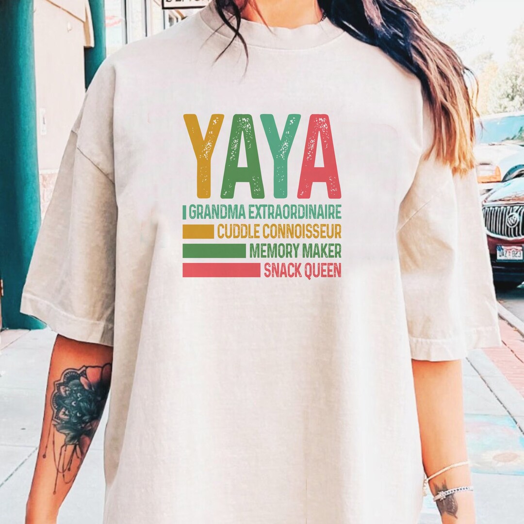 Yaya Png, Gift for Grandma, Gift for Yaya, Grandma Sublimation, Yaya ...