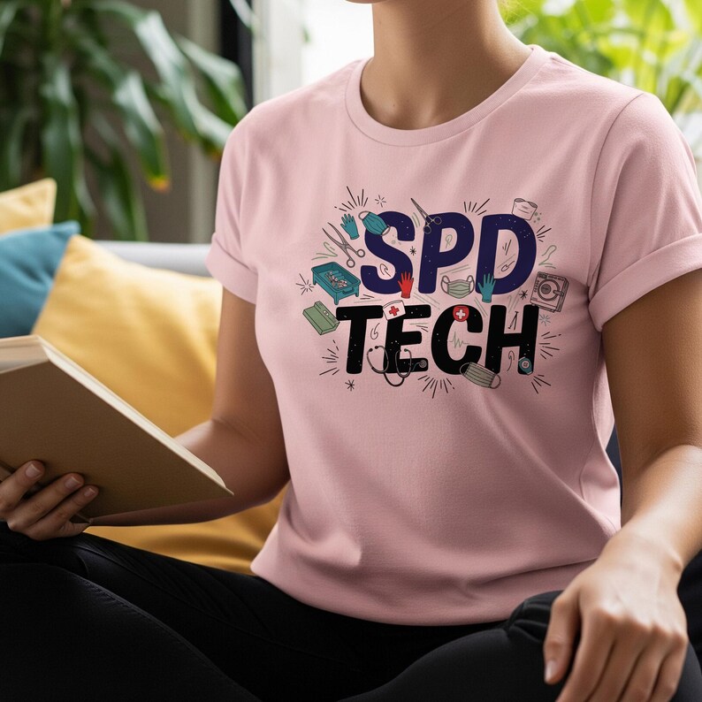 Retro SPD Tech Png, Sterile Processing Technician Png, Medical Worker ...