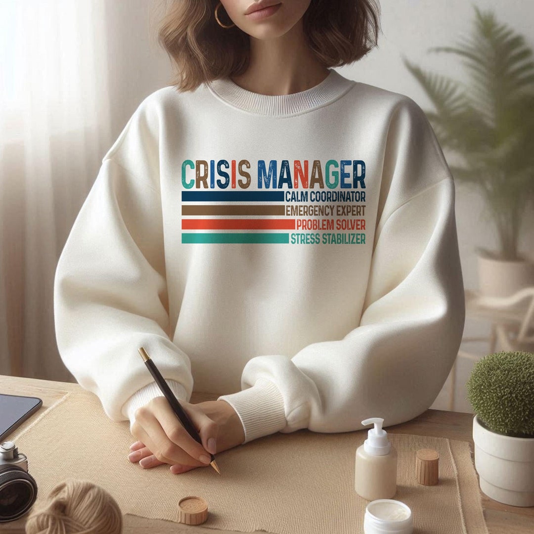 Crisis Manager PNG, Humorous Design for Busy Professionals, Custom ...