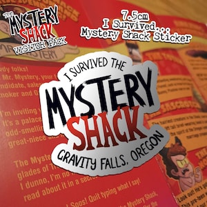 Gravity Falls: the Mystery Shack Visitor Ephemera Pack - Etsy