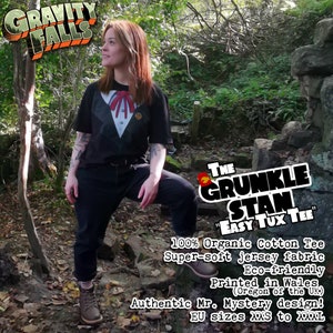 Gravity Falls: the Grunkle Stan Easy Tux Tee - Etsy