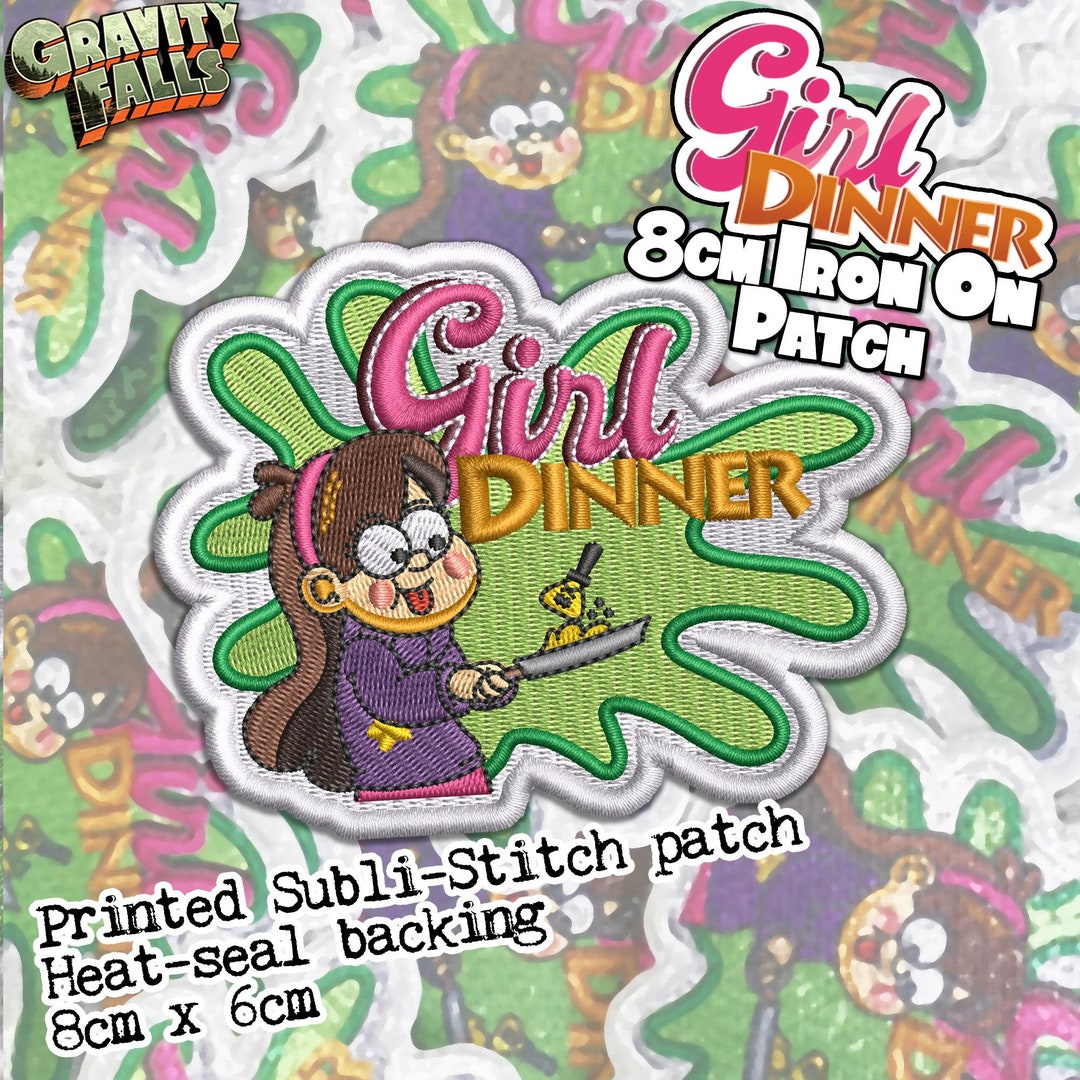 Gravity Falls: the Mabel 'girl Dinner' Iron-on Patch - Etsy