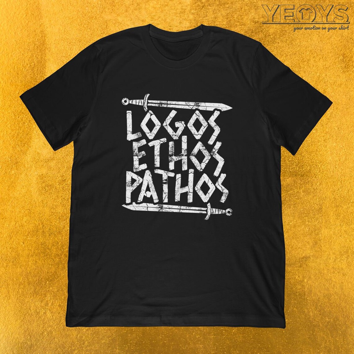 Logos Ethos Pathos T-shirt Conversation Starter Gift for Philosophy ...