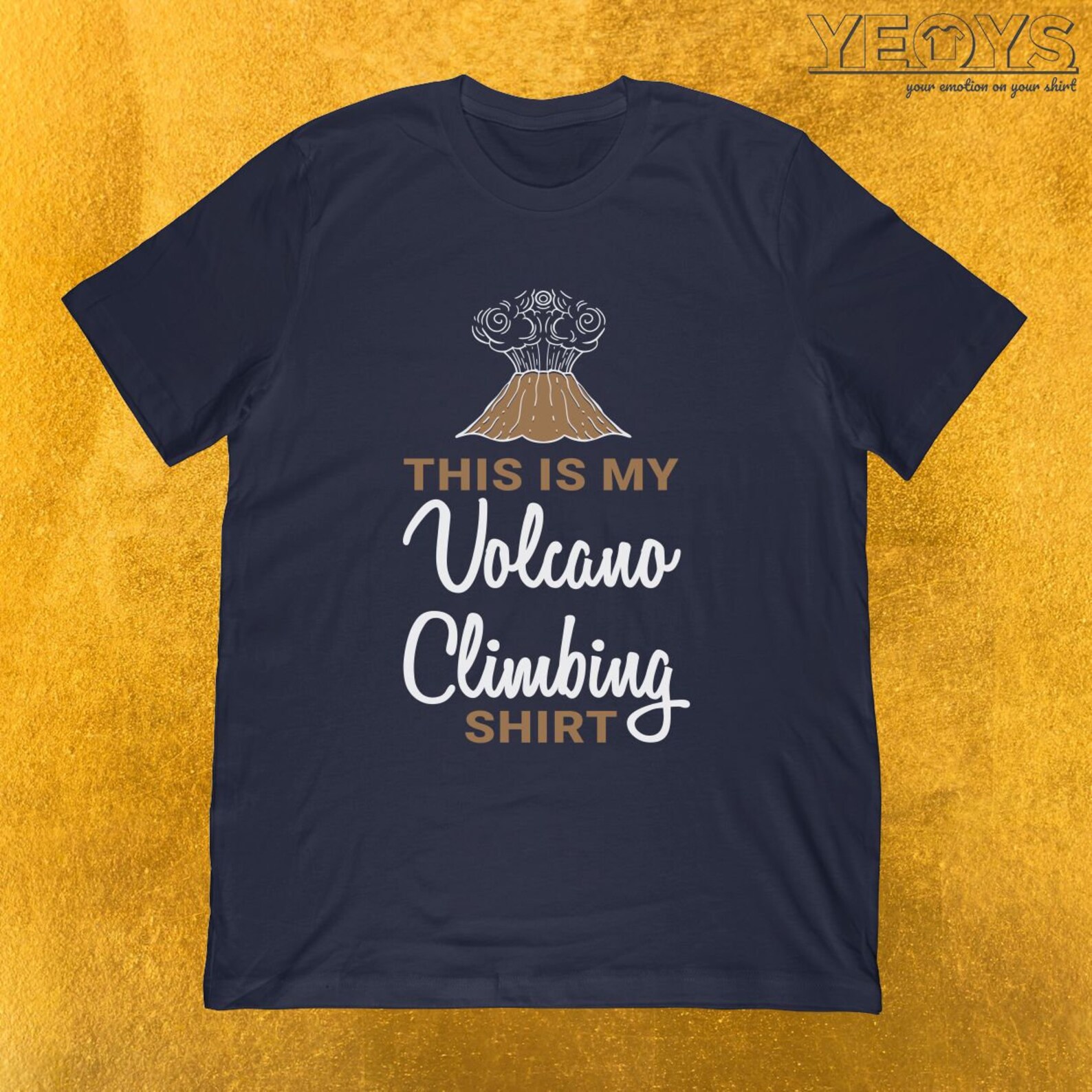 This is My Volcano Climbing Shirt T-shirt Geology Gift for Geologists Rock-collectors Unisex Tee ...