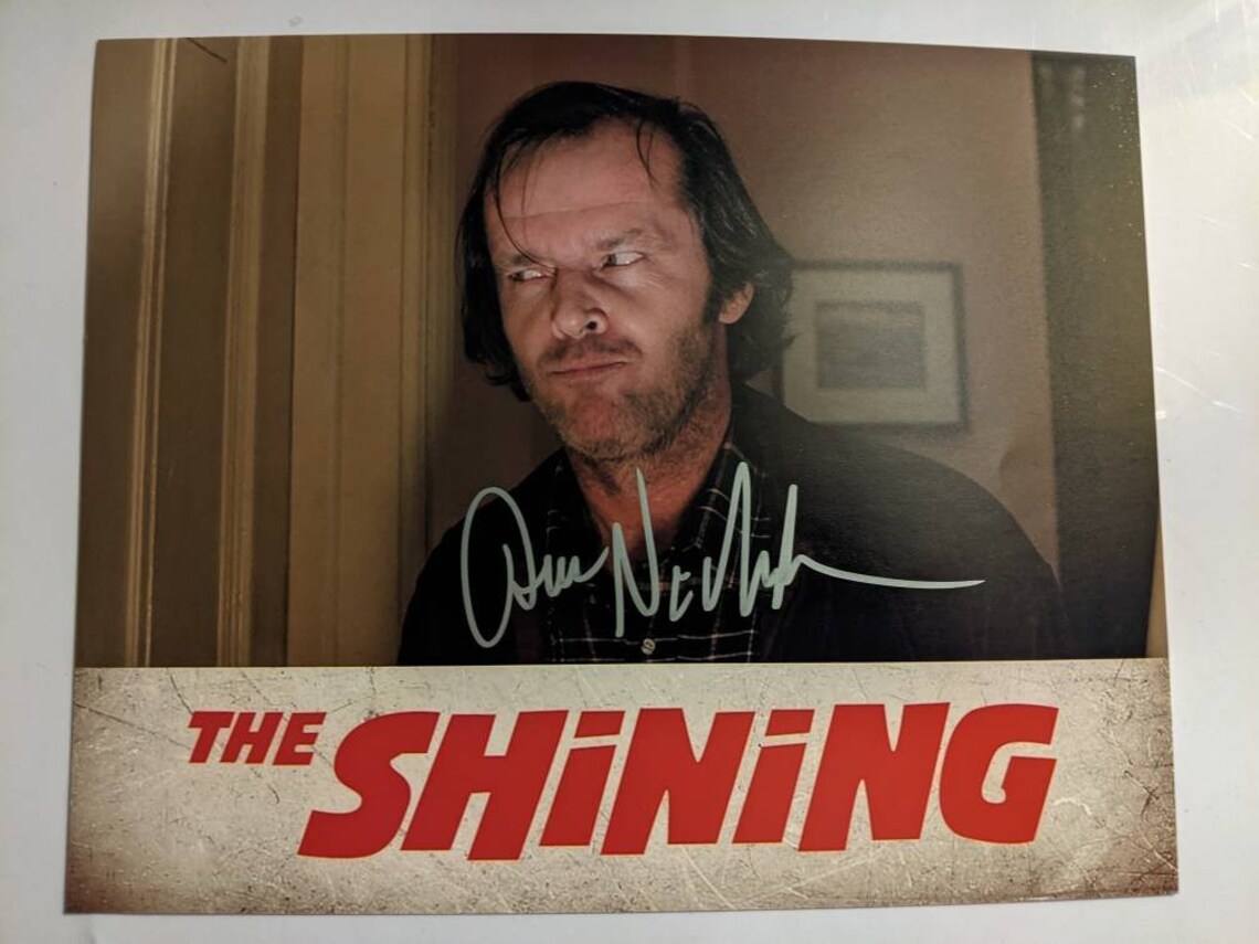 Jack Nicholson Original Signature Autograph the SHINING 8x10 Photograph ...