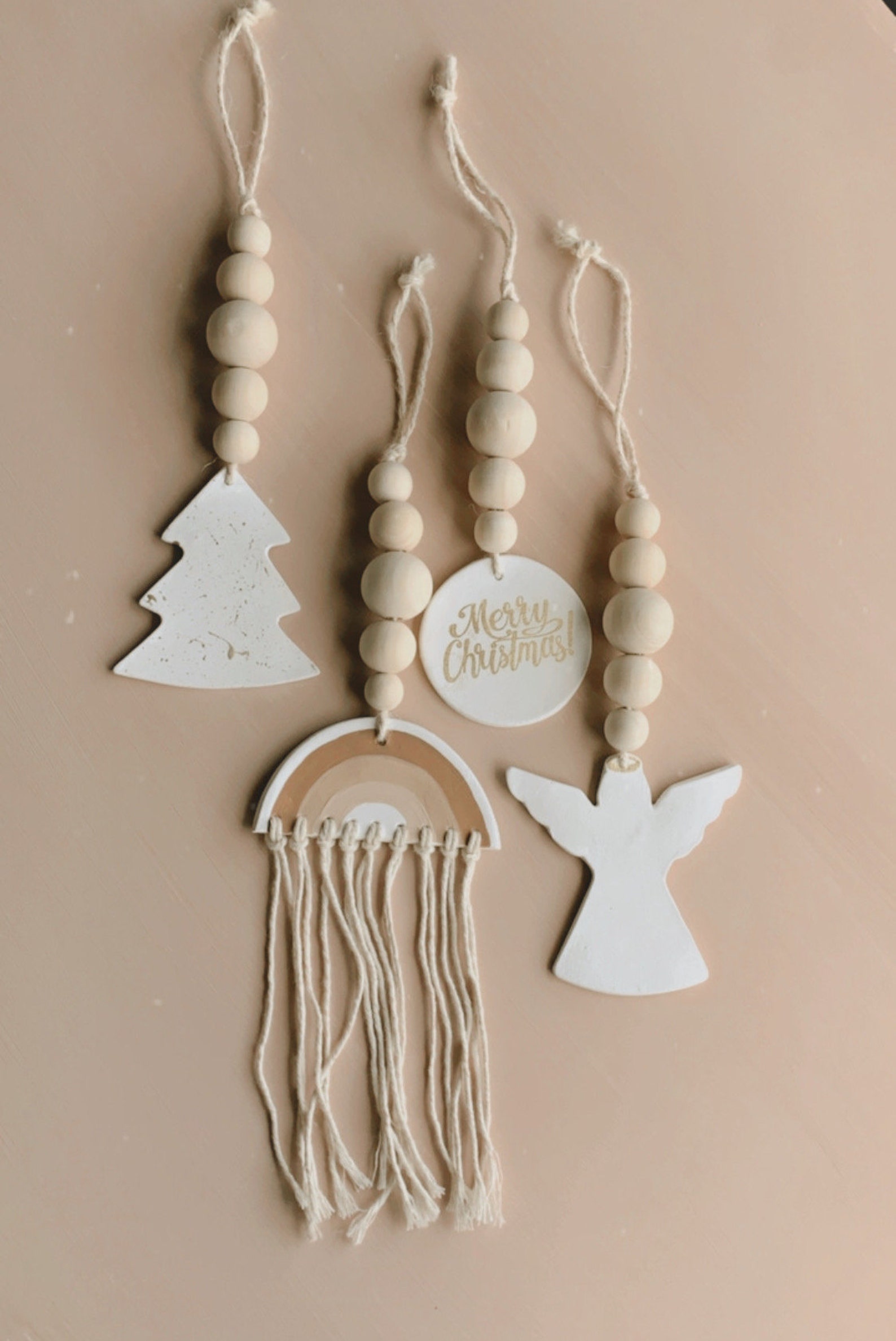 Box of Boho Christmas Ornaments Decorations for a Christmas - Etsy