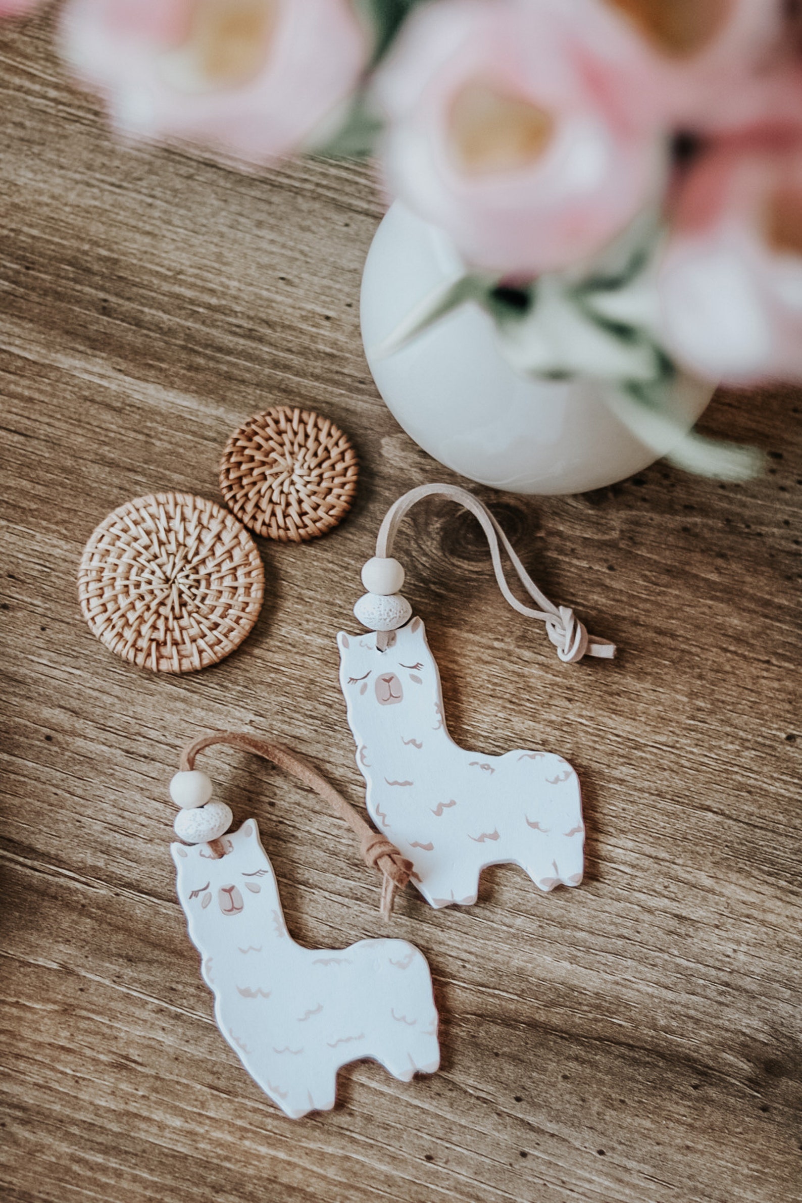 Alpaca Clay Car Essential Oil Diffuser, Boho Air Freshener - Etsy