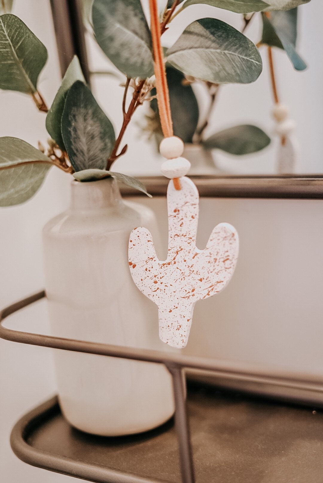 Essential Oil Car Clay Diffuser, Cactus Hanging Accessory, Oil Diffuser ...