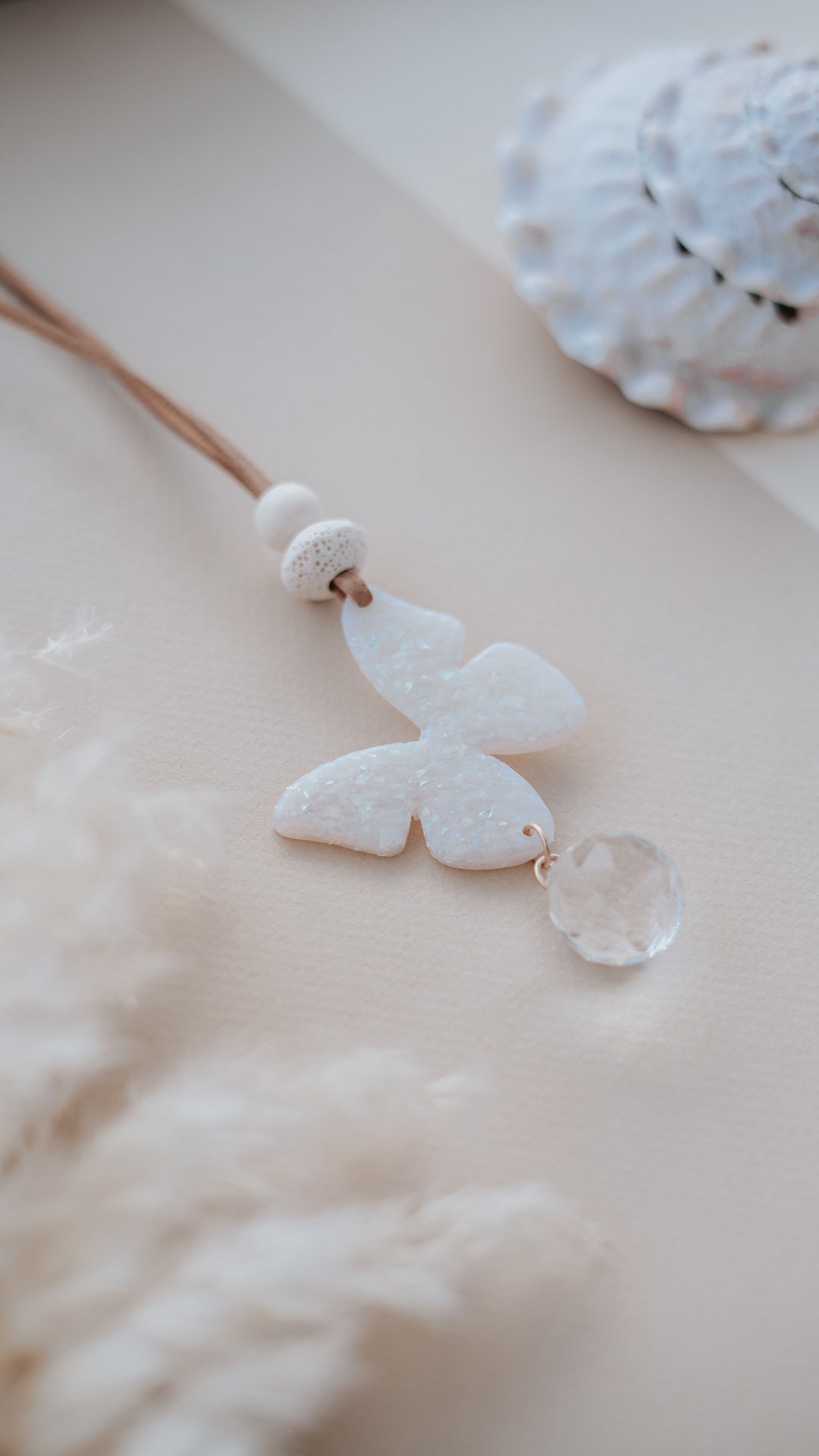 Essential Oil Car Clay Diffuser Hanging Accessory, Oil Diffuser, Boho ...