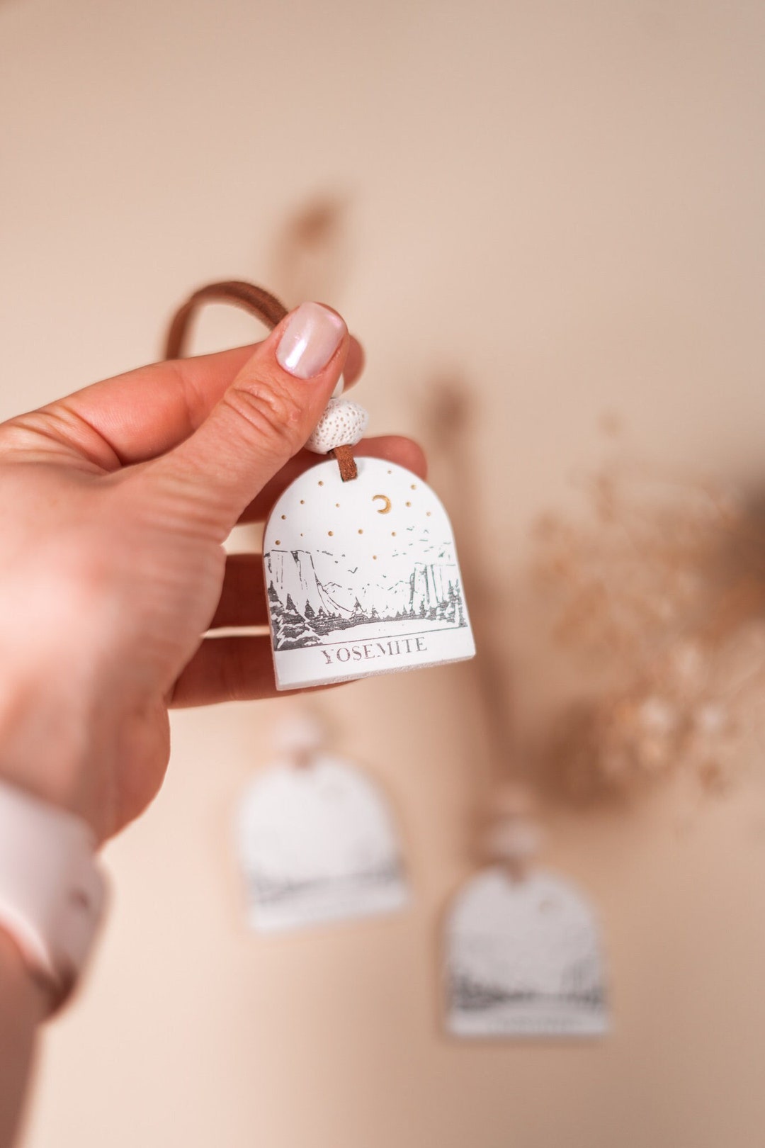 Essential Oil Car Clay Diffuser, Yosemite National Park Mountains ...