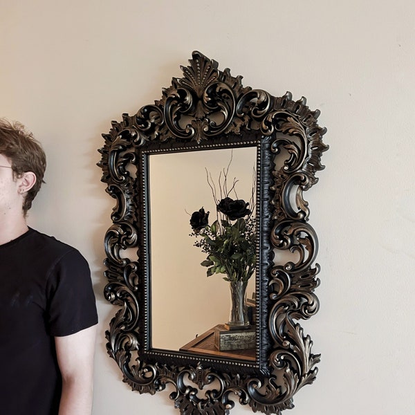 Large Vintage Mirror - Etsy