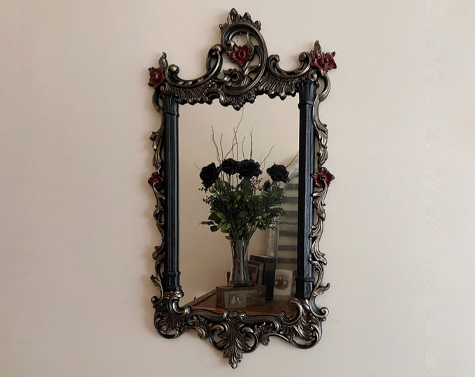 Enchanted Mirror, Large Black Mirror, Large Ornate Mirror, Gallery Wall ...