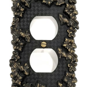 Gothic Light Switch Cover | Vintage Metal Outlet | Baroque Decor - Etsy