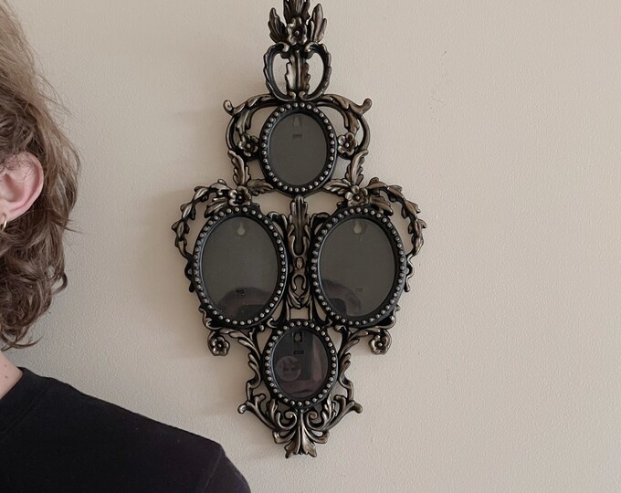 Black Picture Frame, Large Picture Frame, Gallery Wall Frame, Vintage ...