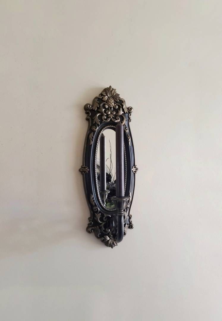 Black Mirror Vintage Mirror Gallery Wall Mirror Vintage | Etsy