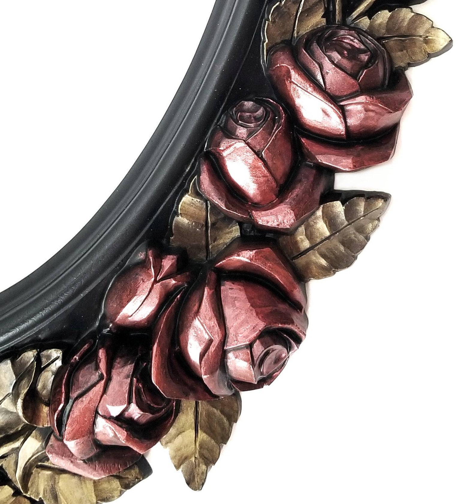 Dark Cottagecore Mirror Rose Garden Princess Mirror Large - Etsy