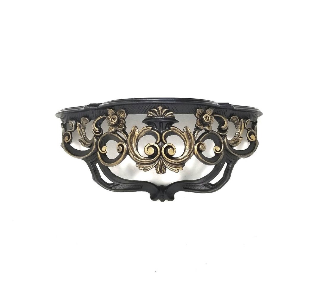 Gothic Wall Shelf, Vintage Wall Shelf, Gothic Home Decor Wall, Floating ...